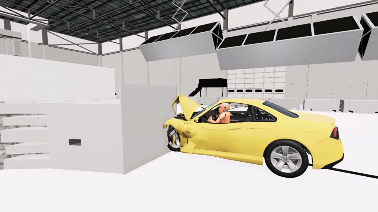 2022 ETK k series small overlap crash test - YouTube