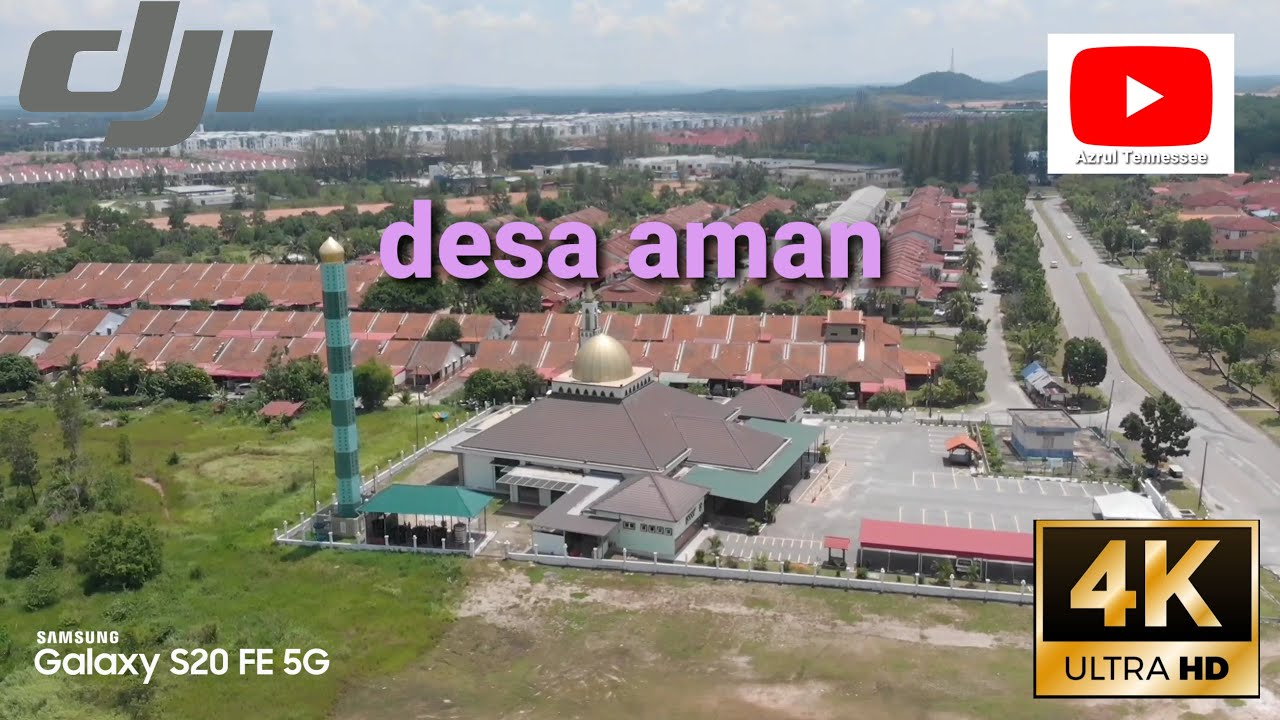 DESA AMAN Padang Meha Padang Serai air view | dji mavic air - YouTube