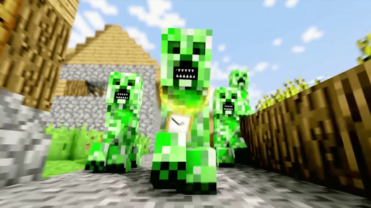 CREEPER RAP " boom boom!!!!" - YouTube