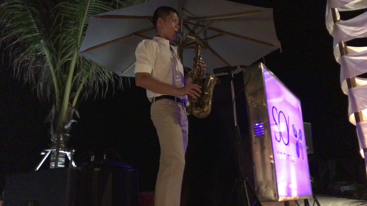 Saxophone & DJ White Night Party at SO Sofitel HuaHin, Thailand - YouTube