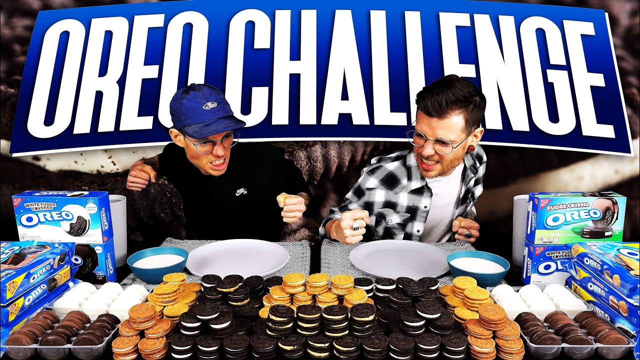 THE ULTIMATE OREO CHALLENGE! | 21,000+ Calorie Oreo Overload | Man vs ...