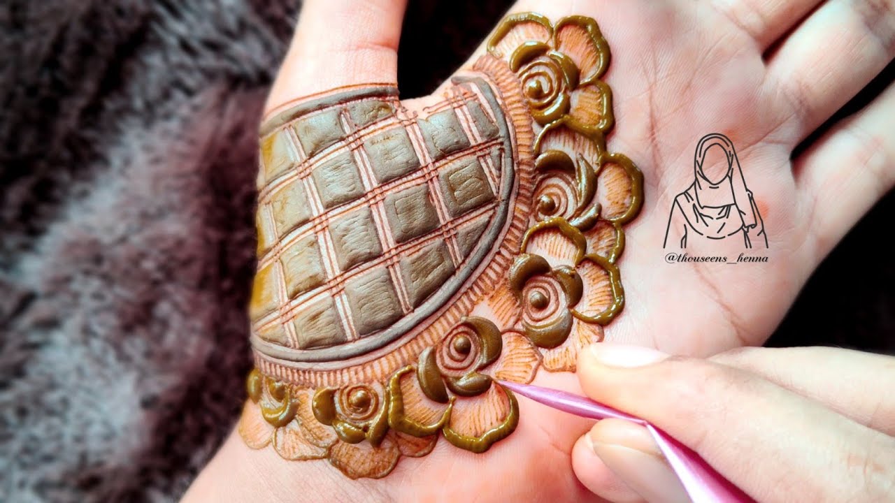 Latest Stunning Heavy Finger Palm Henna Design Tutorial | Beautiful ...