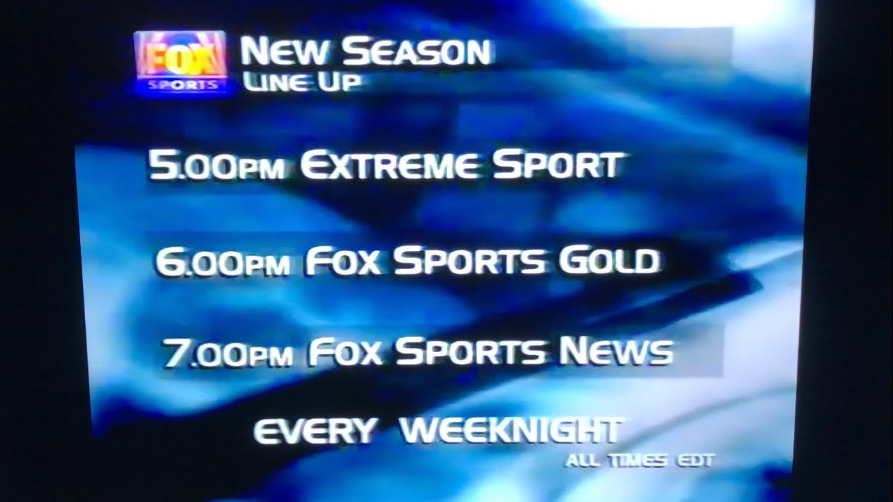 Fox Sports Australia Promo 2000 - YouTube