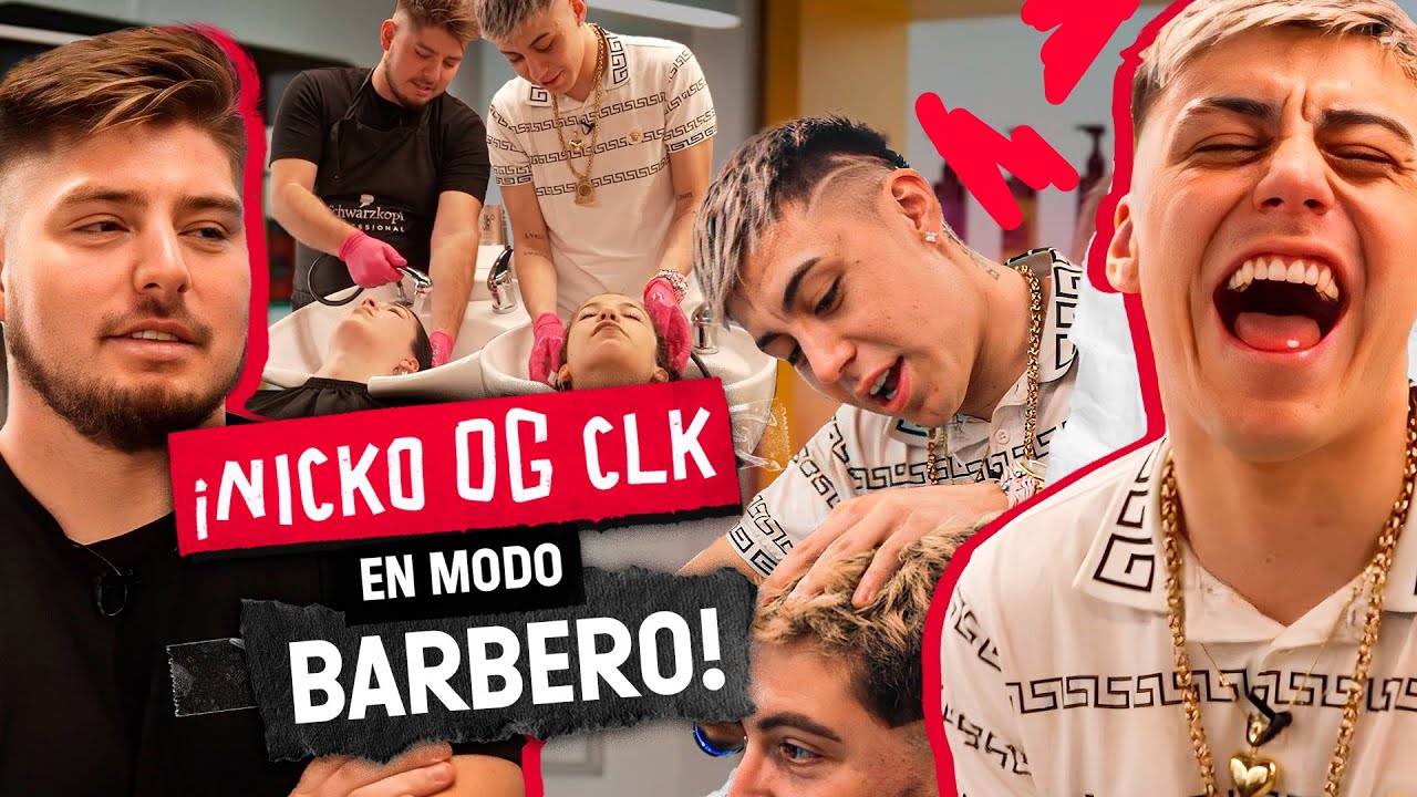 NICKOOG CLK: UN DÍA EN LA BARBERÍA ️ 💈 ¡CORTE Y COLOR AL INSTANTE! 😱 ...