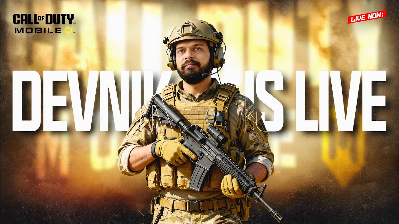 CODM INDIA Live | Serious Soldier Mode Activated 💣 | BR + MP w/ Devnik ...