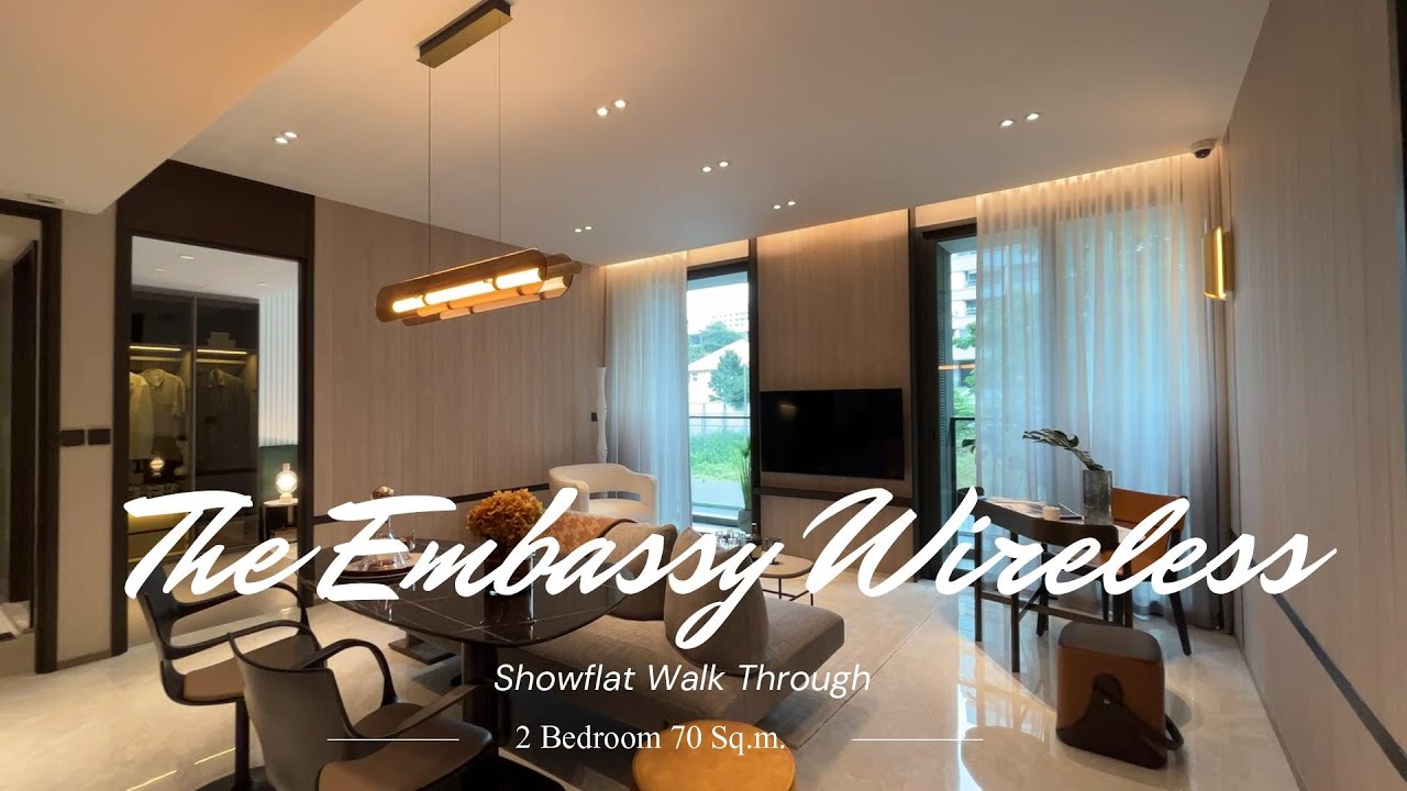 Showflat Walk Through: The Embassy Wireless (2Bedroom 70Sq.m.) - YouTube