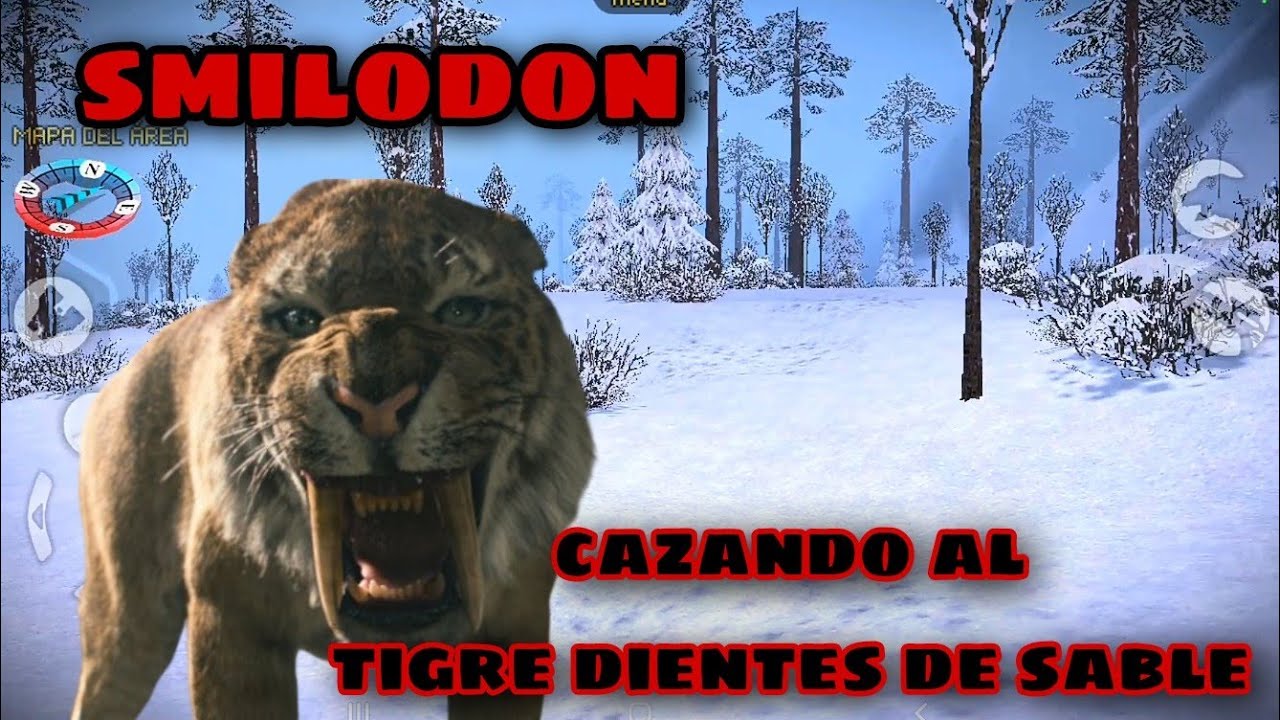 CARNIVORES ICE AGE CAZANDO AL SMILODON - YouTube