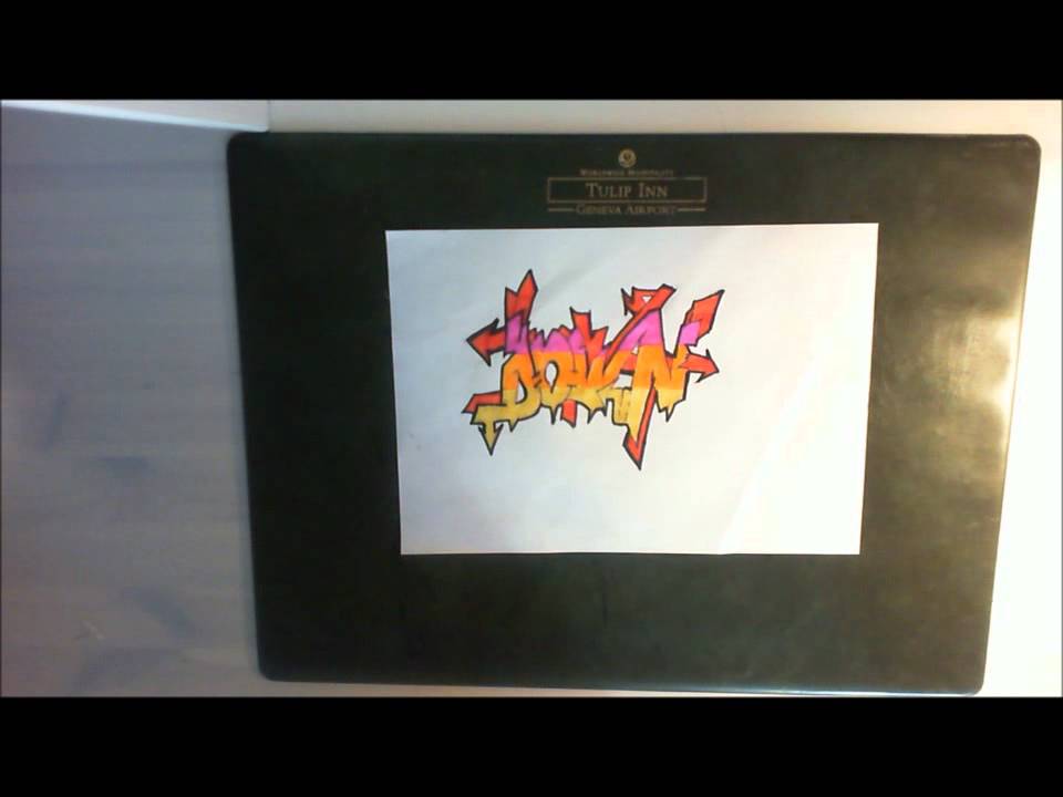 TUTO : apprendre le graff' sur papier (part 2) - YouTube