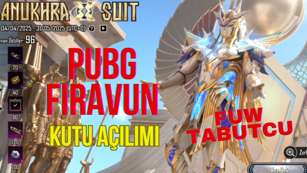 Pubg Firavun Kutu Açılımı - YouTube
