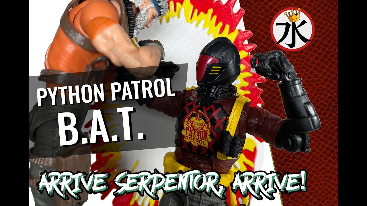 Hasbro G.I. Joe Classified Series Python Patrol B.A.T. Unboxing and ...
