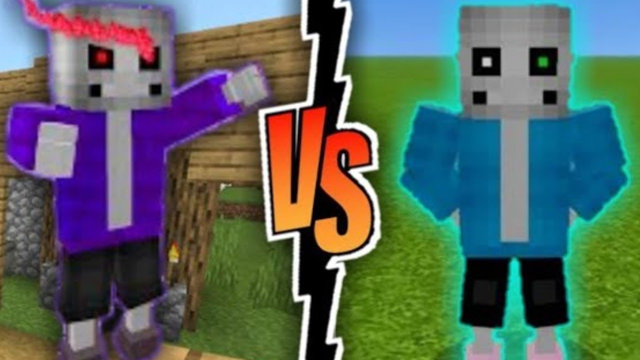 evil sans vs sans minecraft 1.16 - YouTube