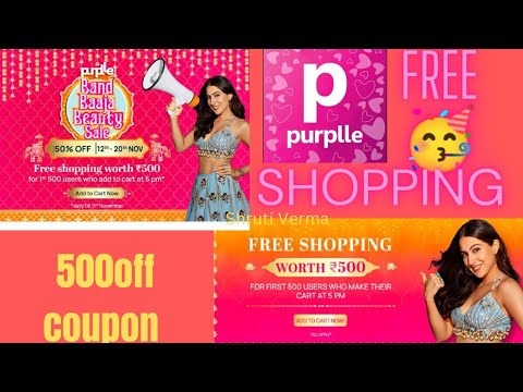 Purple 500rs off coupon code offer😱|Purple Unmissable deal🥳#viral# ...