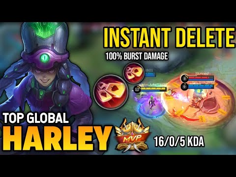 HARLEY BEST BUILD 2022 | TOP GLOBAL HARLEY GAMEPLAY | MOBILE LEGENDS ...