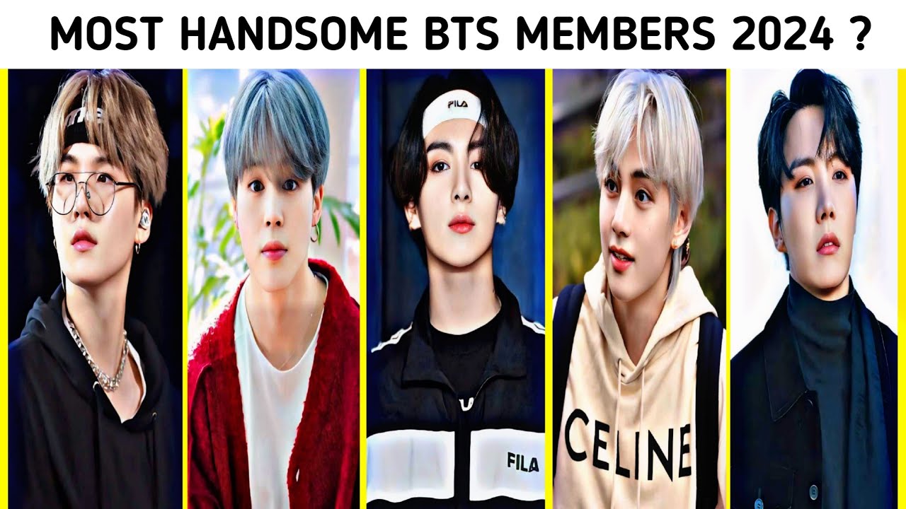 Top 7 Most Handsome Bts Members 2024 ( most handsome member in bts ...