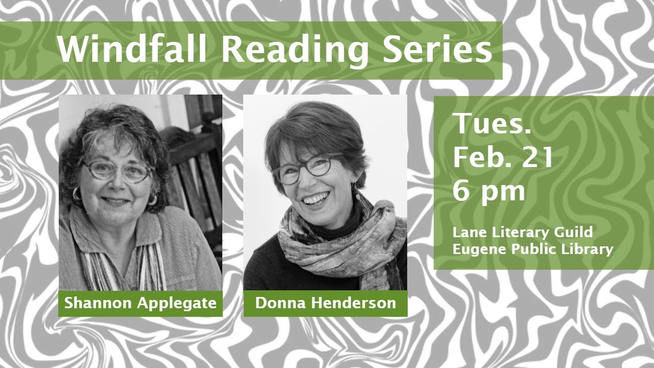 Windfall Reading: Shannon Applegate and Donna Henderson - YouTube
