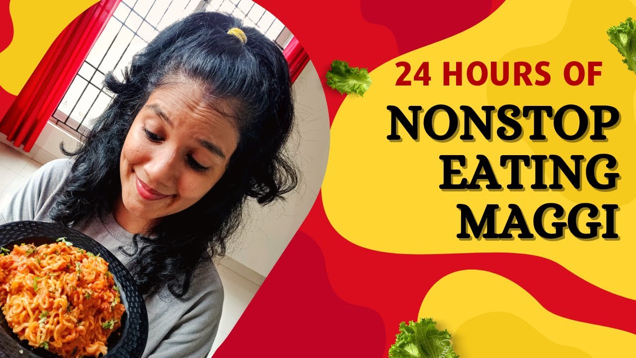 24 Hours Maggi Challenge Vlog | Maggi Recipes - YouTube