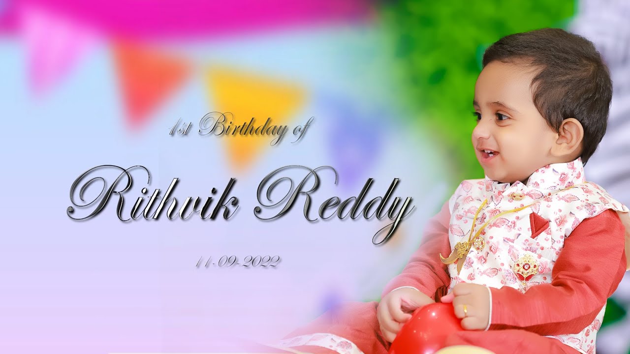 Rithvik Reddy First Birthday Promo || Hotel Marasa Sarovar || Tirupati ...
