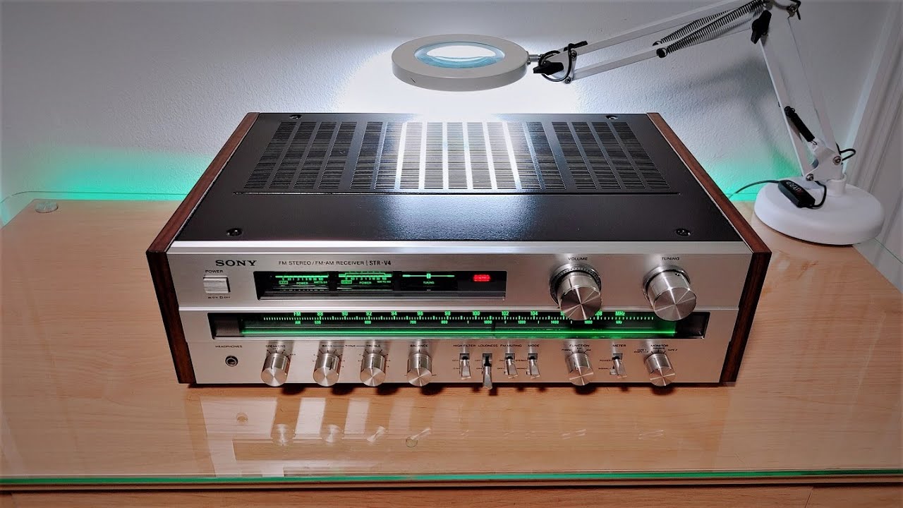 Sony STR-V4 Vintage Stereo Receiver - YouTube