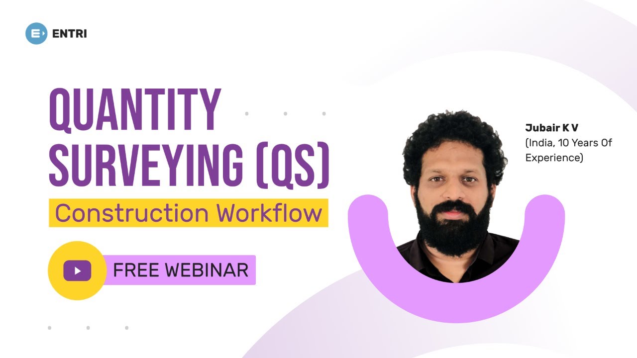 Quantity Surveying(QS) Topic : Construction Workflow - YouTube