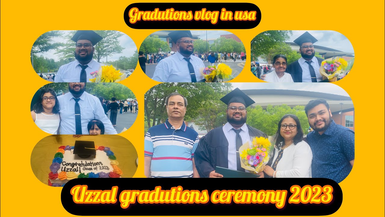 college graduation vlog 2023/college graduation vlog / graduation day vlog/uzzal graduation ...