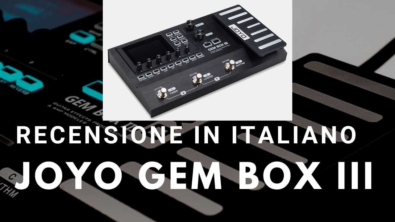 🎸 JOYO GEM BOX III - La recensione in italiano. - YouTube