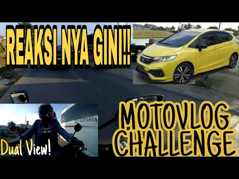 #15 Ketemu Mobil Kuning Vlog di jalan PAKE DASTER || Motovlog Challenge | Ladymotovlog