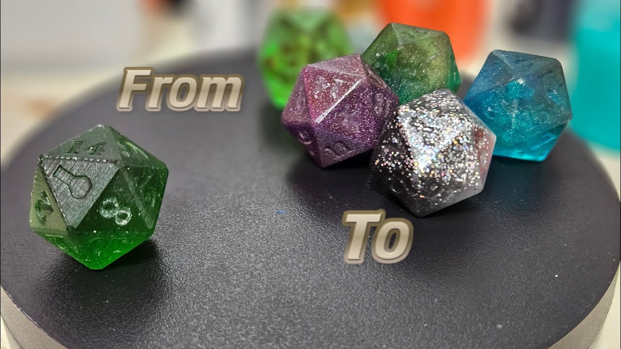 A comprehensive guide on making dice: Part 1 (Masters before moulds ...