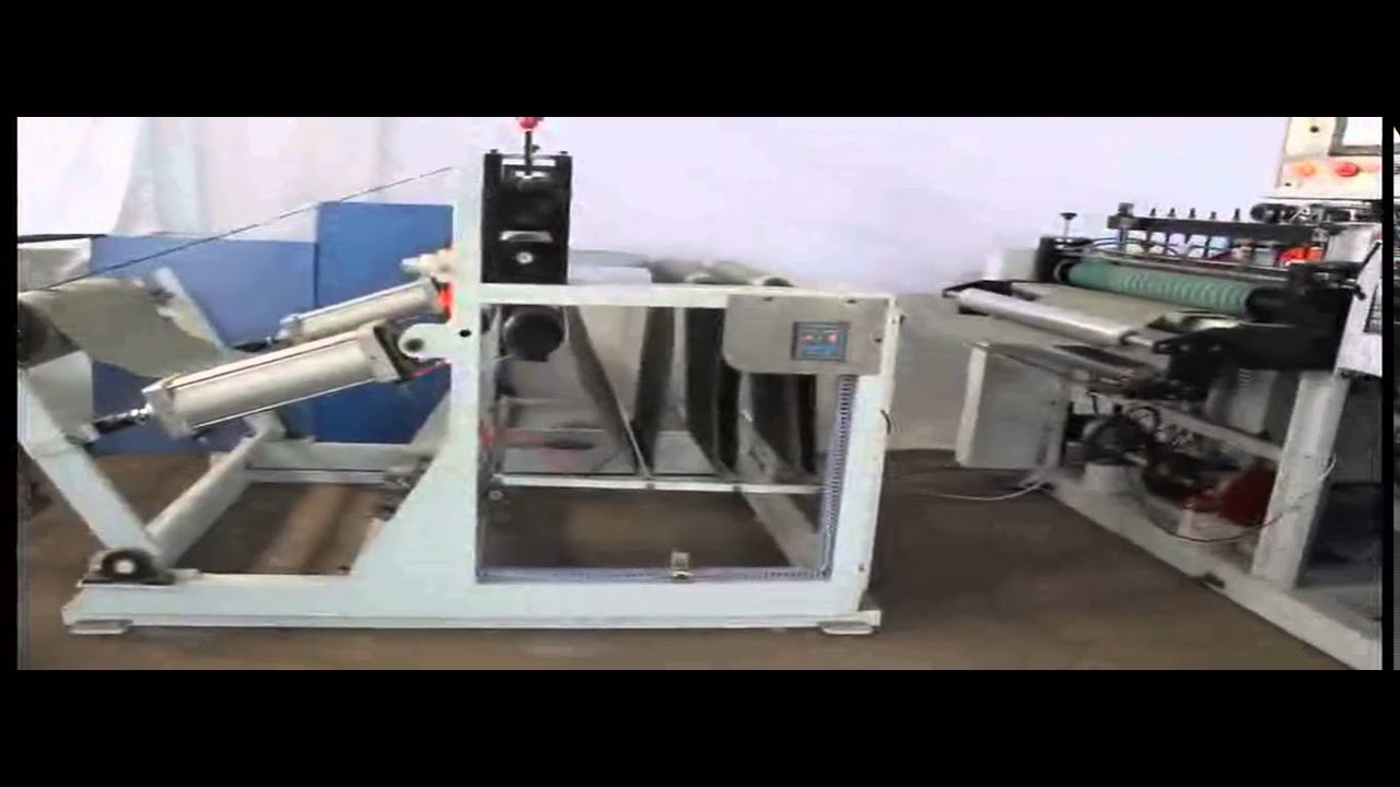 AUTOMATIC WOVEN SACK BAG MAKING MACHINE INDIA - YouTube