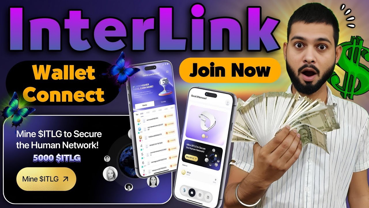 InterLink Airdrop Wallet Connect And Mine 24H Start - Join Everyone Now ...
