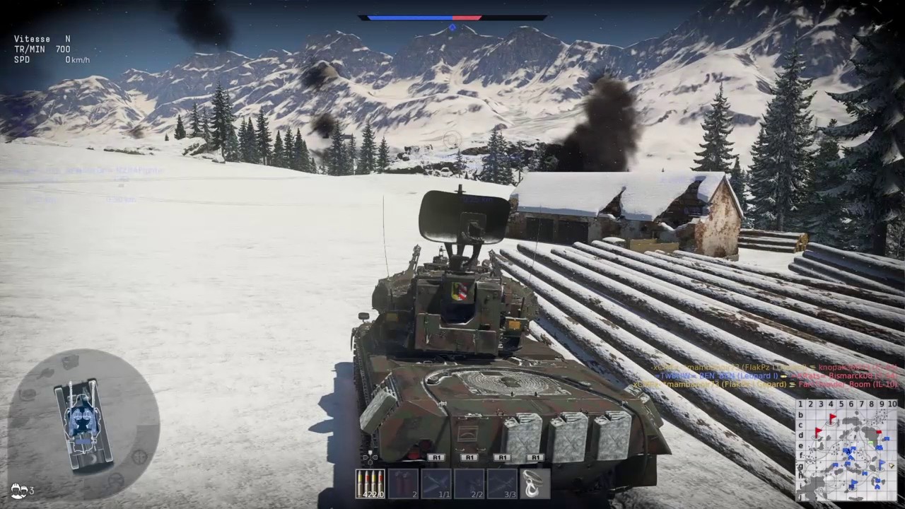 War thunder tanks : FLAK Pz l GUÉPARD : LE TUEUR D'OISEAUX DE MALHEUR ...