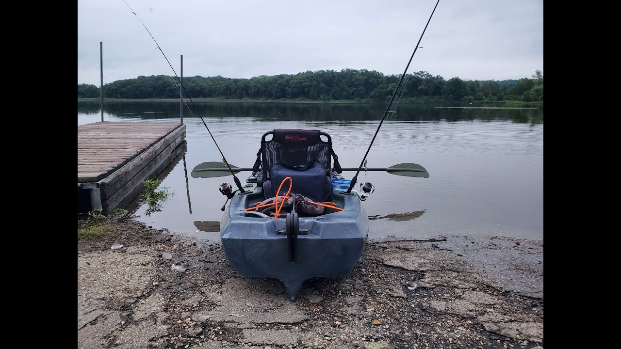 Ottawa State Park in the Southern Kettle Moraine. A little bass fishing ...