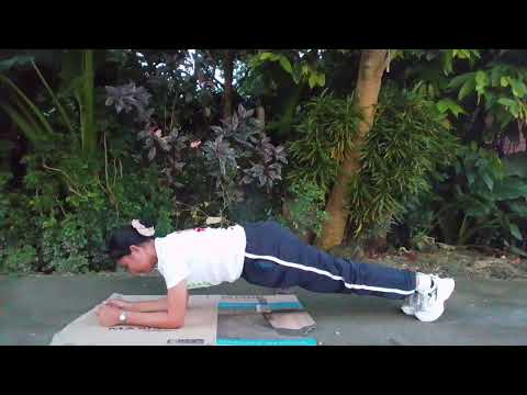DAILY ROUTINE EXERCISES IN P.E 4 ( UPPER , CORE AND LOWER BODY EXERCISE)