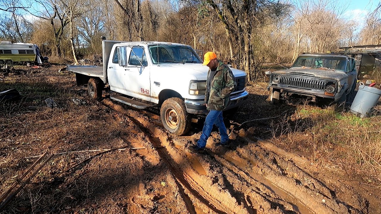 WET AND MUDDY DAY CLEANING UP BARN RUINS | SPONSORED BY HISEA - YouTube