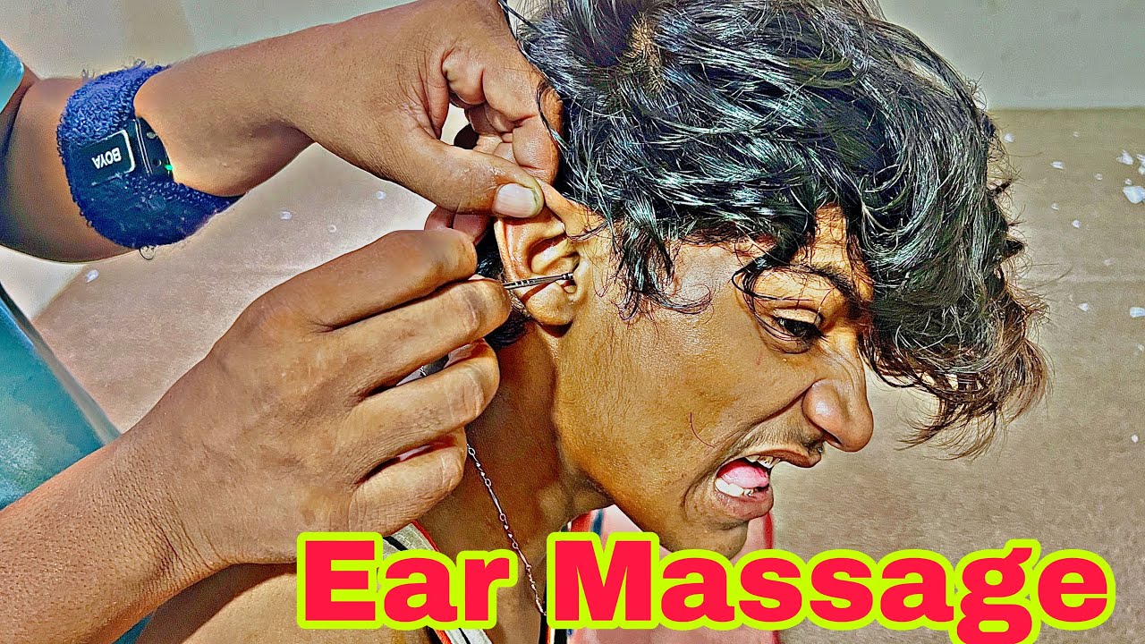 ASMR EAR MASSAGE WITH OIL : Ear Cleaning - YouTube