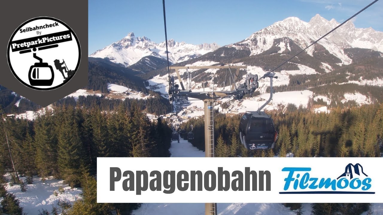 8-MGD Papagenobahn Talfahrt - Filzmoos Austria 2023🚡 - YouTube