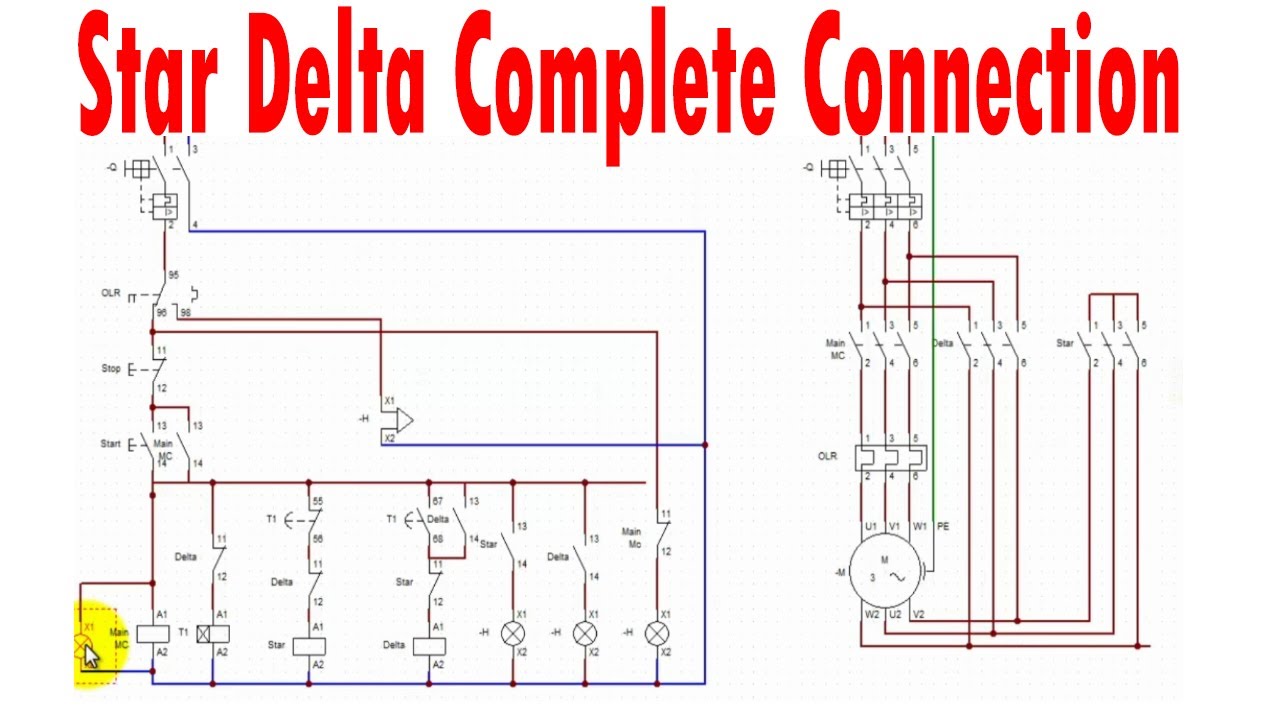 Star-Delta Starter Complete Connection Bangla | How to make auto star ...