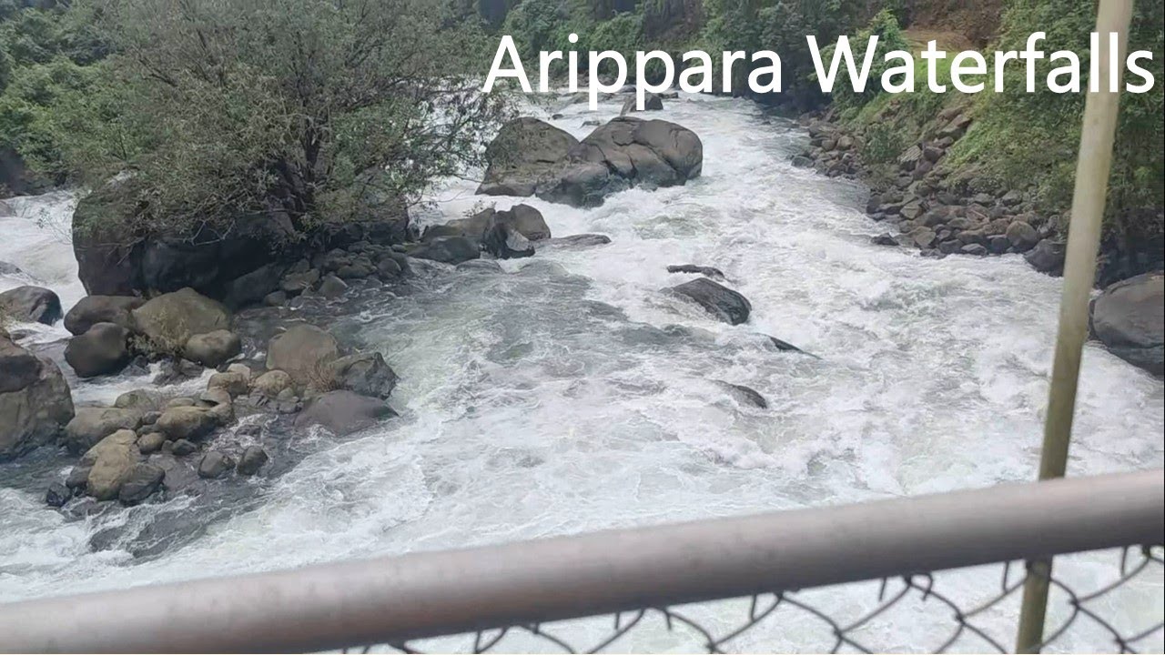 Arippara Waterfalls during Monsoon - YouTube