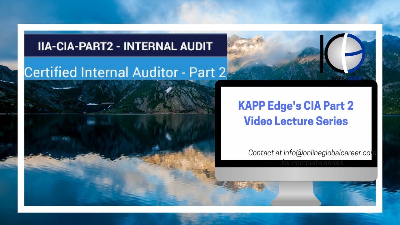 Free CIA part 2-video lectures - YouTube