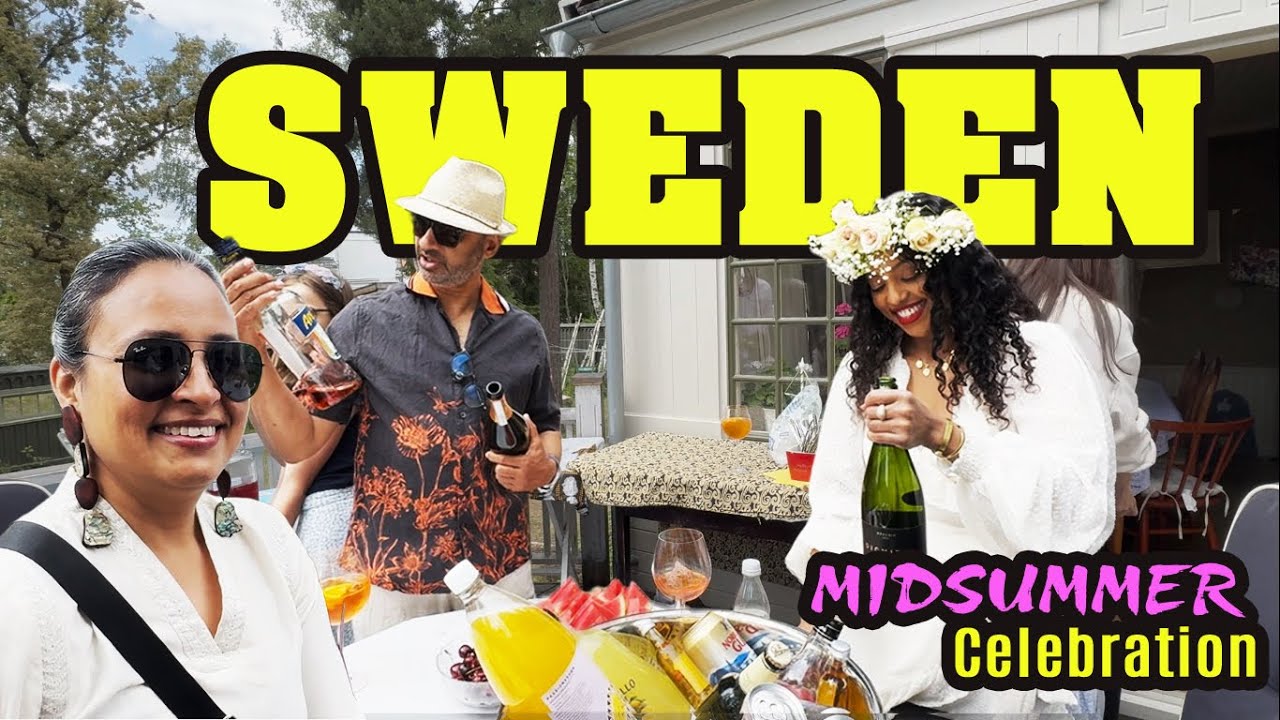 Midsummer Celebration In Sweden - YouTube