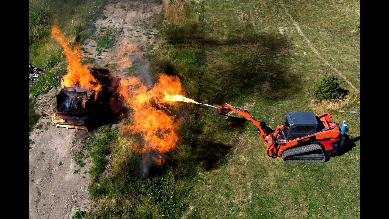 Flamethrower Attachment Real Life