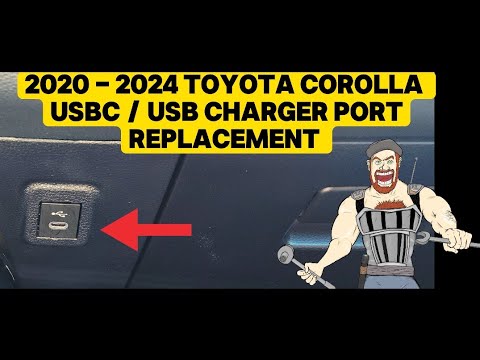 2019 - 2024 TOYOTA COROLLA USB PORT _ USBC CHARGER PORT _ PHONE CHARGER JACK REPLACEMENT ...