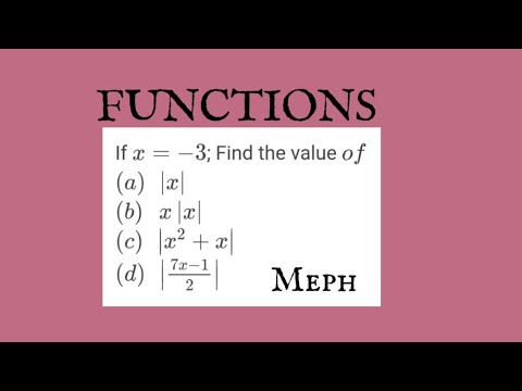 CAMBRIDGE MATHS: FUNCTIONS BASICS - YouTube