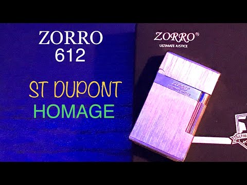 Zorro 612 ST DuPont Lighter Homage