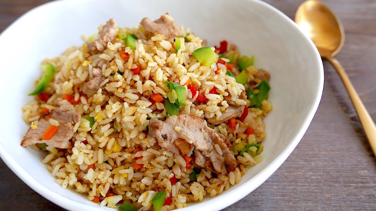 Parapara Fried Rice | Non Sticky Chahan Japanese Recipe | Recipe for 1 ...