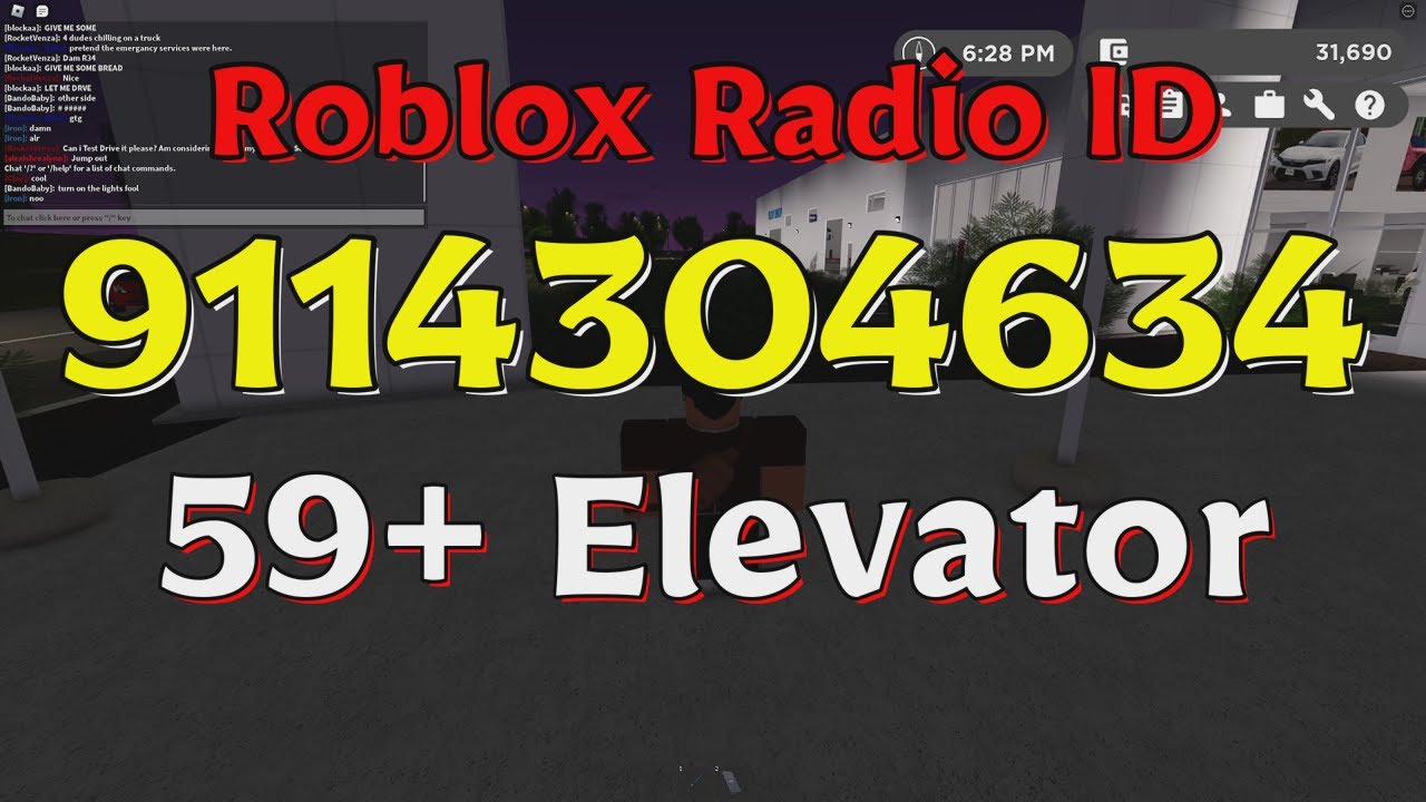 Elevator Roblox Radio Codes/IDs - YouTube