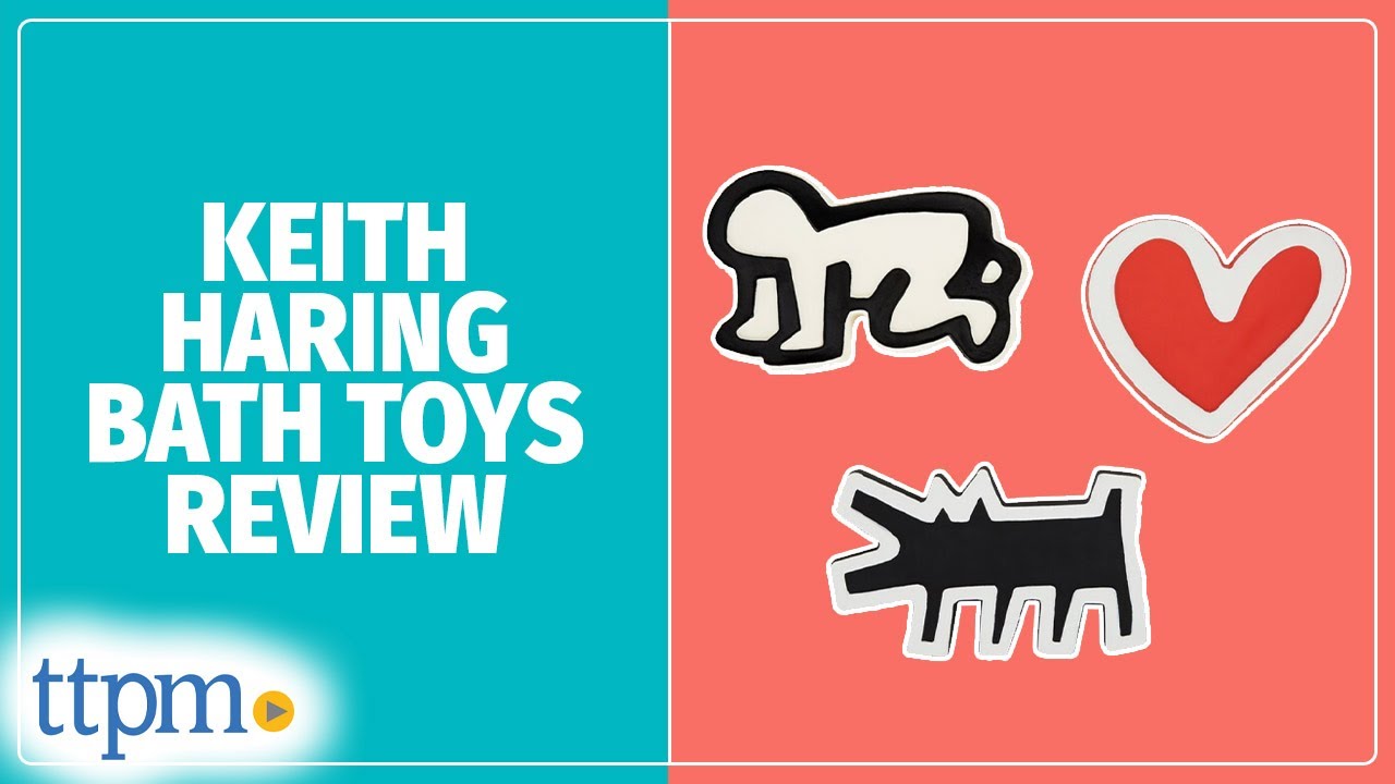 Keith Haring Bath Toys - YouTube