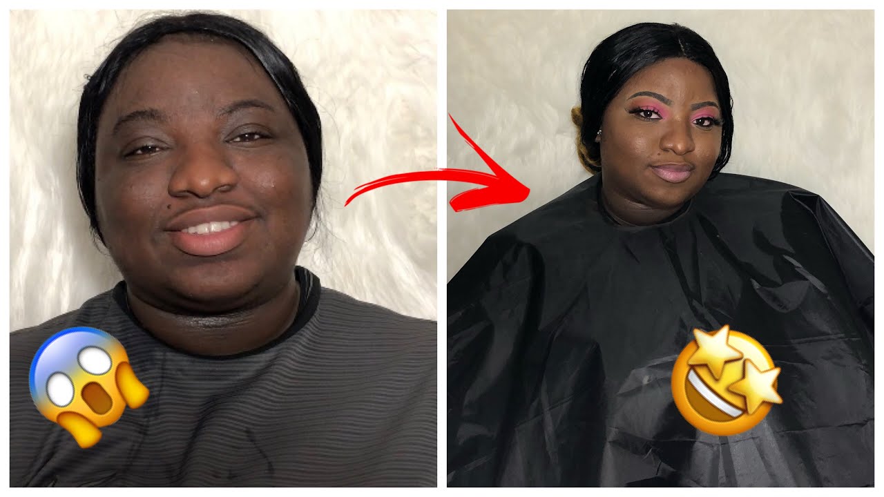 GLAMOROUS MAKEUP TRANSFORMATION | For Black women 💕 - YouTube