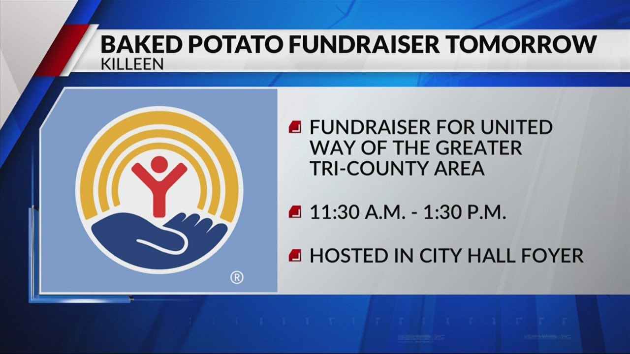 Baked potato fundraiser to benefit local United Way chapter - YouTube
