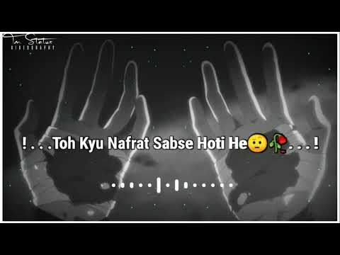 Ek Shikayat Humhe Yeh Bhi Reb Sa Hoti He।।🥀💔🥀।। Hindi Shayari Status Video