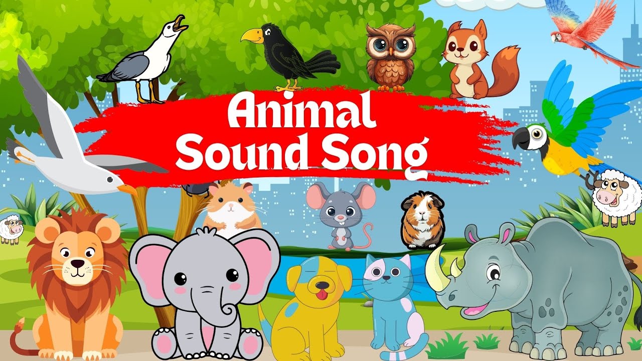 Engaging Animal Sound Songs For Kids | Kids Songs | Kids Rhymes - YouTube